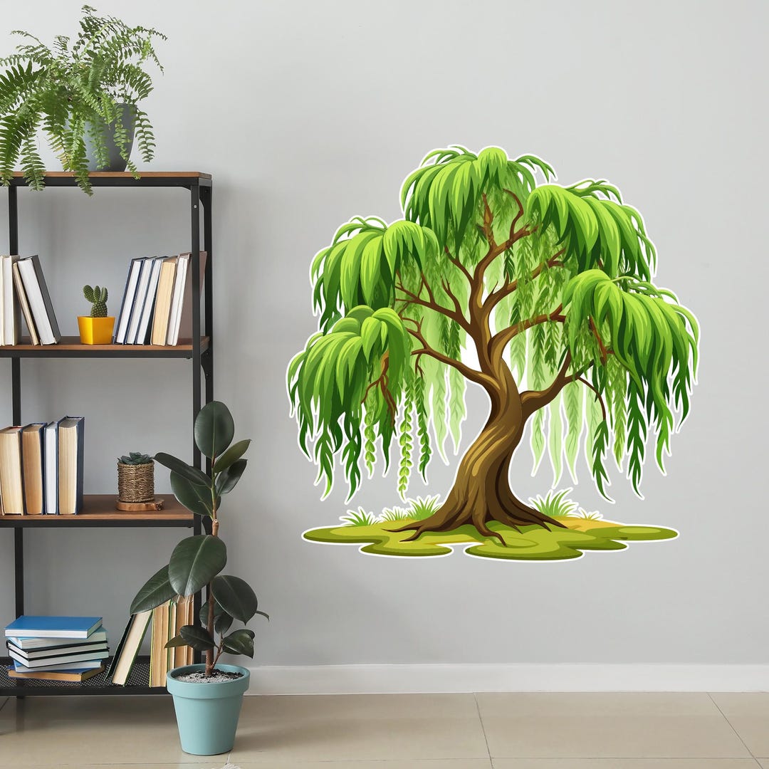 Tree Wall Sticker - Long Branches Decal Wall Art - Etsy