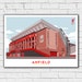 Liverpool FC Print Anfield Illustration Outside Stadium Blue - Etsy