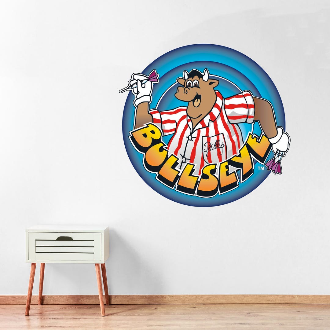 Bullseye Wall Sticker - Bullseye Logo Wall Sticker - Etsy