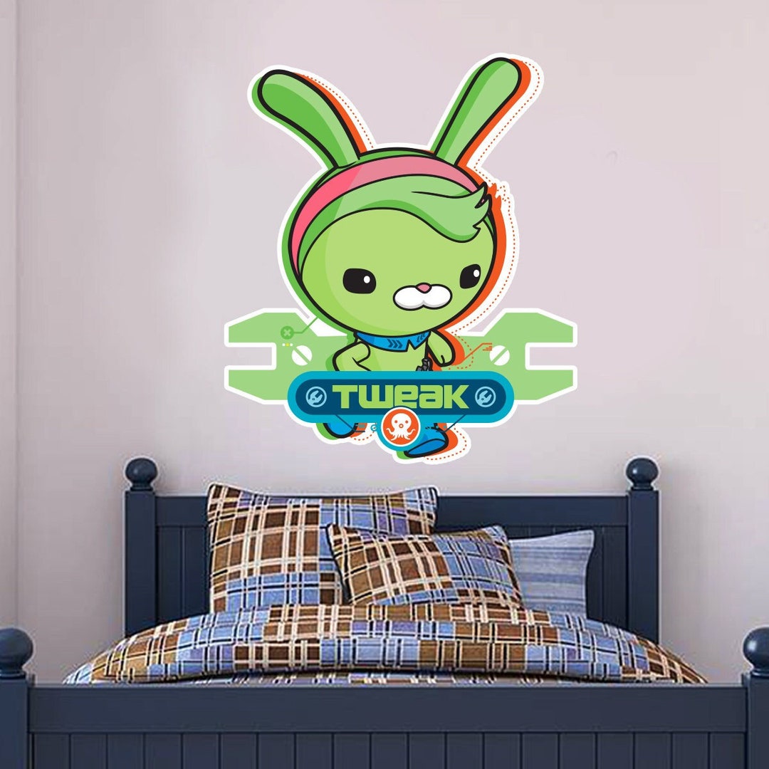 Official Octonauts Tweak Bunny Wall Sticker Mural - Vinyl Decal OCT019 ...
