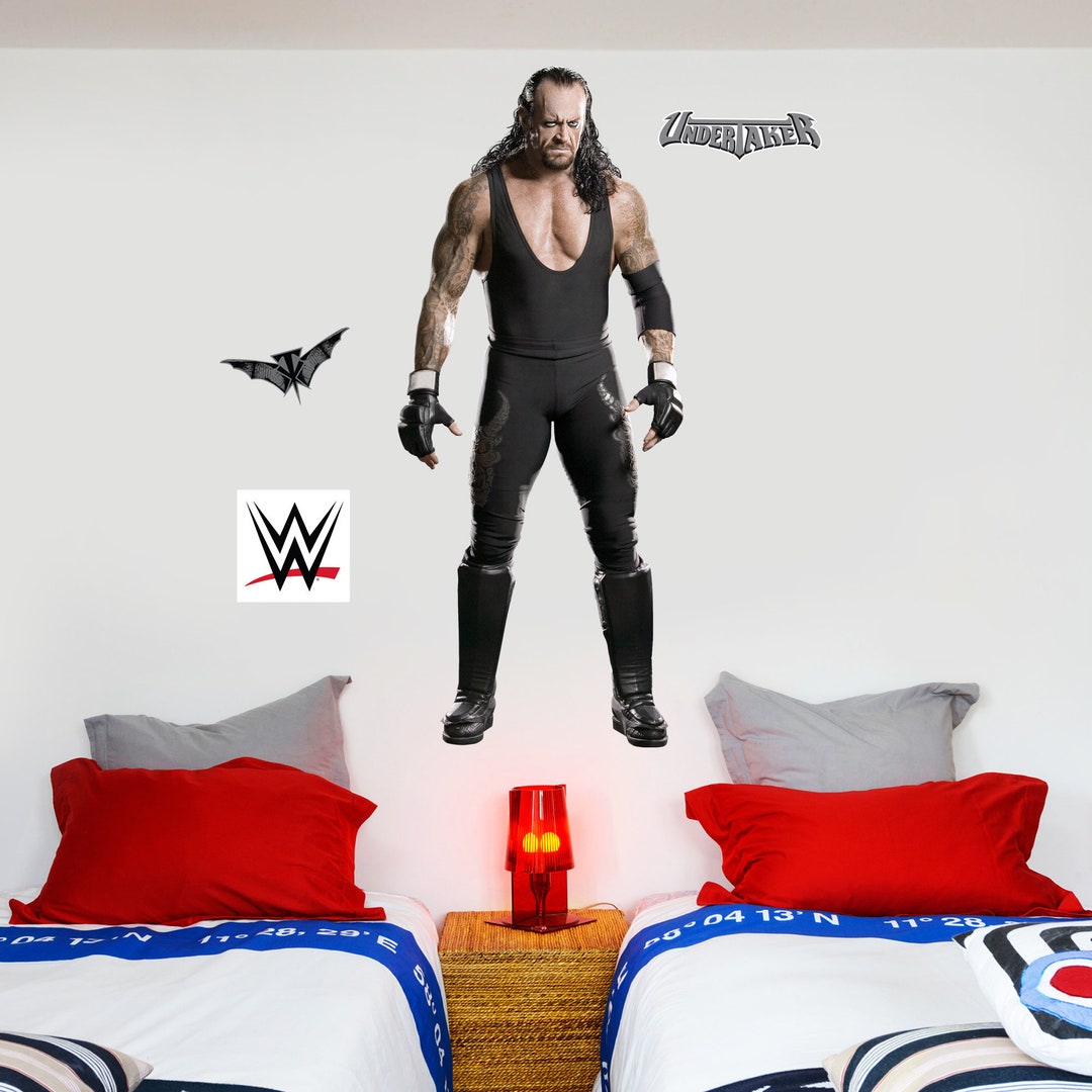 WWE - Undertaker Wrestler Decal 46 + Bonus Wall Sticker Set - Etsy