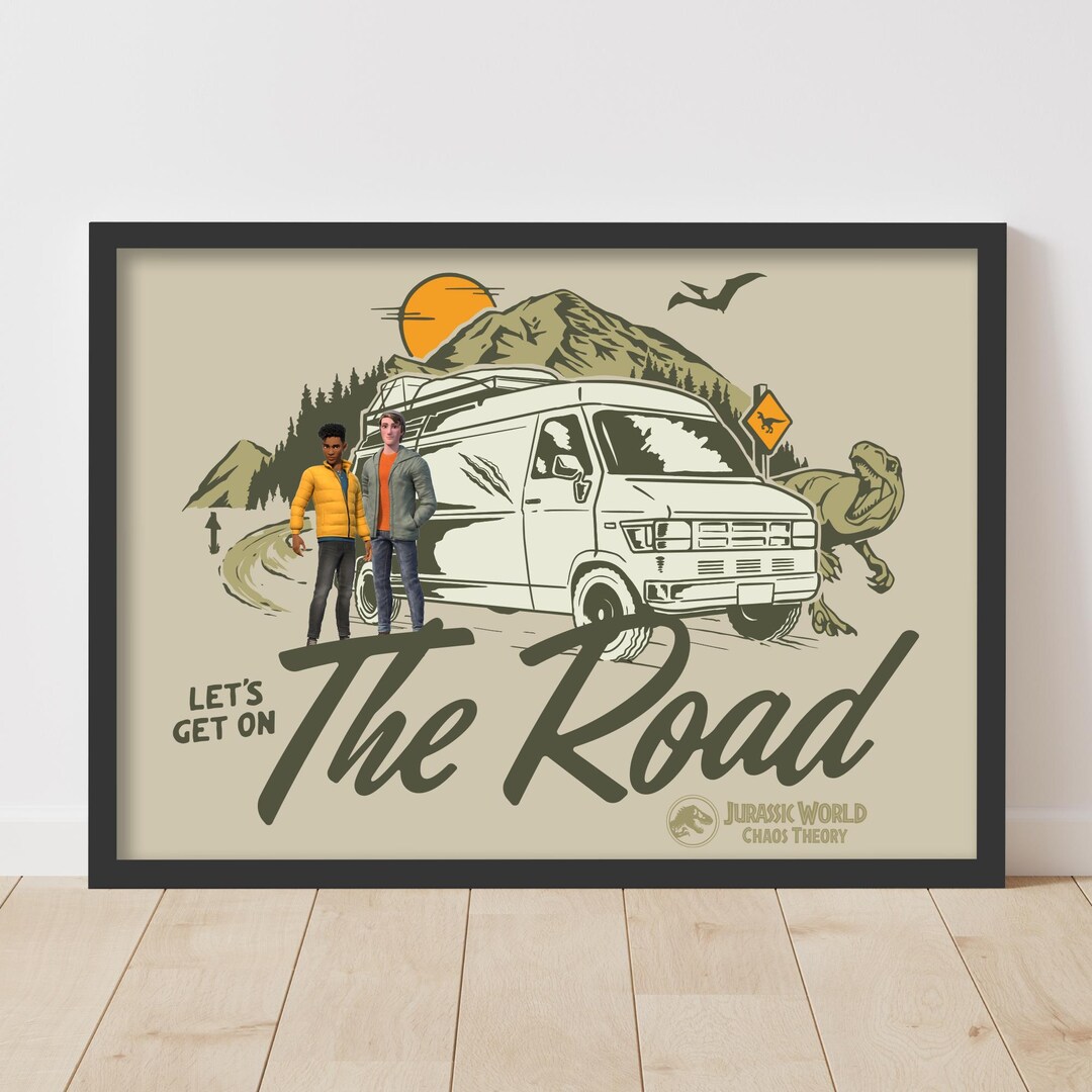 Jurassic Chaos Theory Print - the Road Wall Art - Etsy