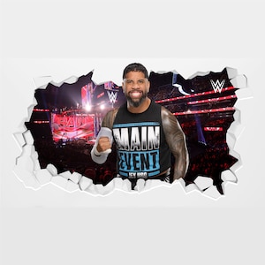 WWE Wall Sticker - Jey Uso Broken Wall - Etsy