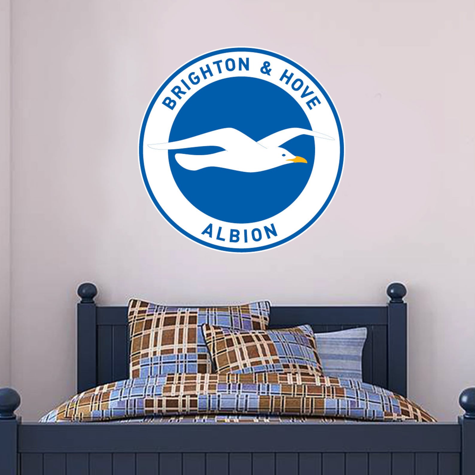 Brighton & Hove Albion Football Club Badge Bonus Wall - Etsy New Zealand