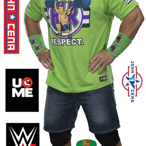 WWE - John Cena Wrestler Decal 16 + Bonus Wall Sticker Set - Etsy