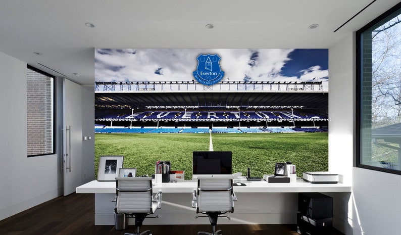 Everton FC - Goodison Park Stadium Full Wall Mural - Etsy UK