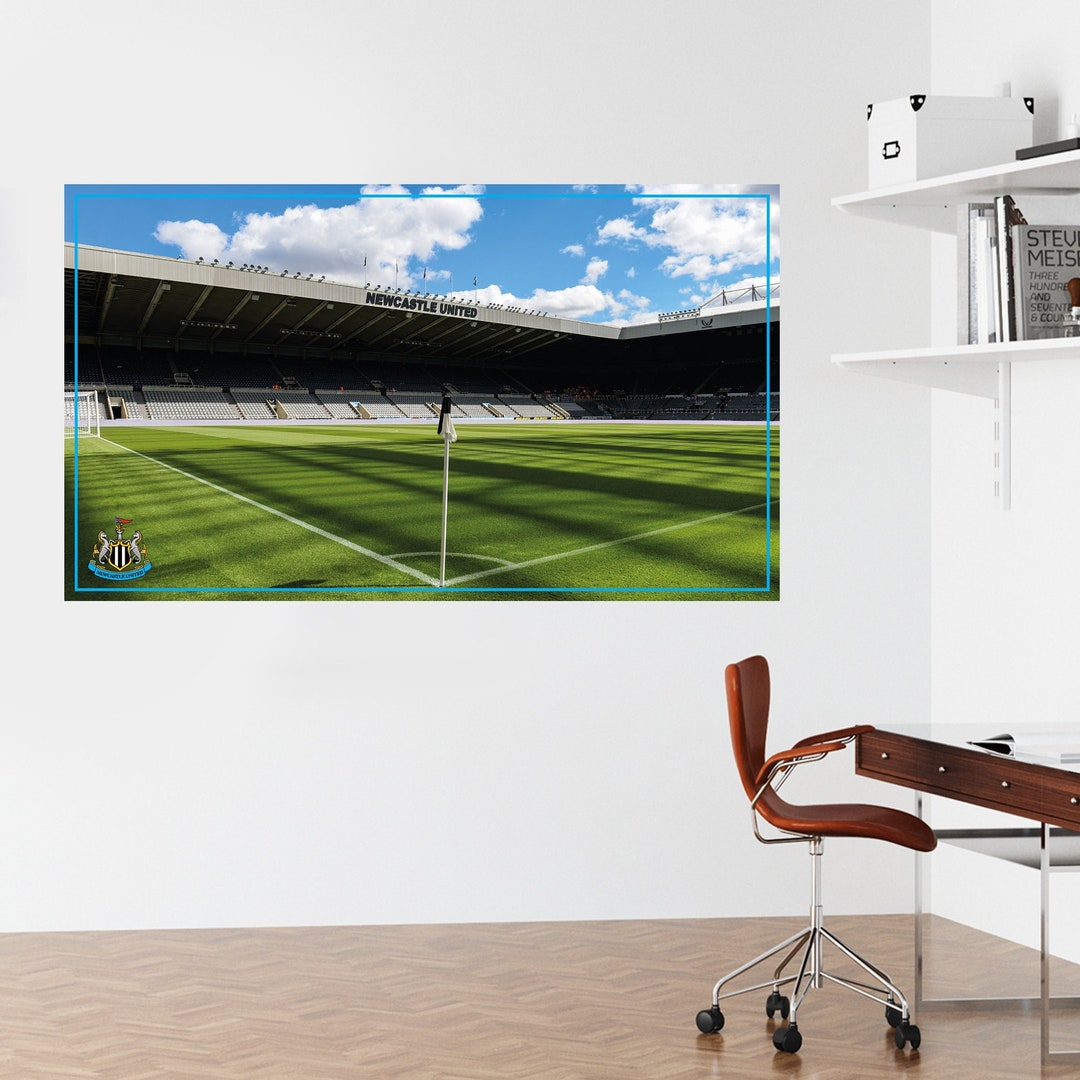 Newcastle United Wall Sticker Stadium From Corner Flag Wall Decal ...