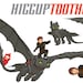 How to Train Your Dragon - Hiccup & Toothless Wall Sticker Set - Etsy
