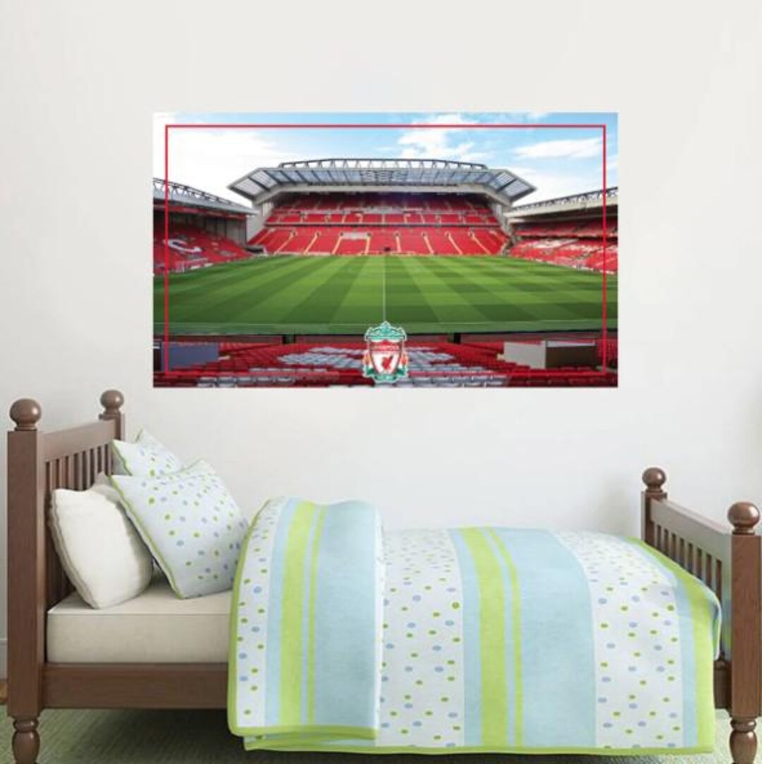 Liverpool Football Club - Anfield Stadium (the Mainstand) Wall Sticker ...