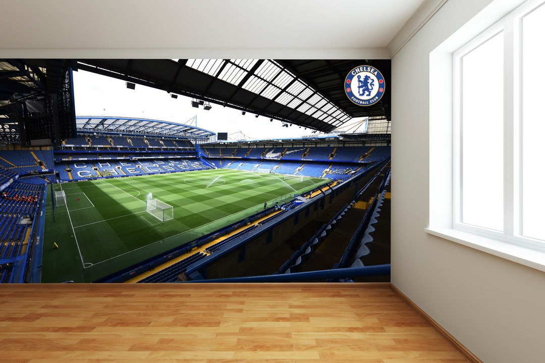 Chelsea FC - Stamford Bridge Stadium Full Wall Mural - Inside Day Time ...