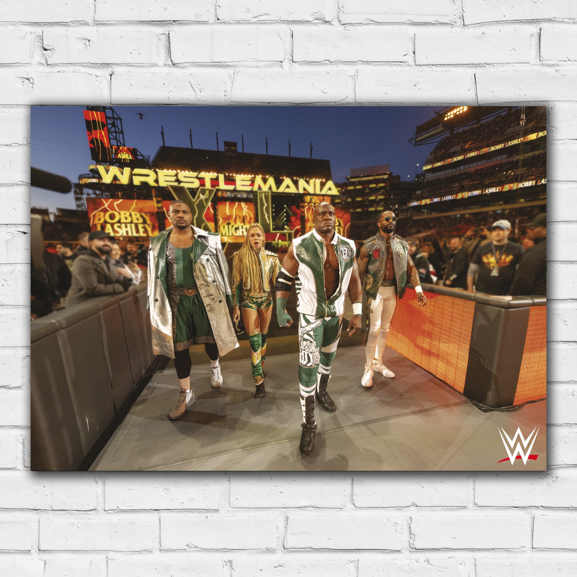 WWE Print - the Pride Entrance Poster Wrestling Wall Art - Etsy