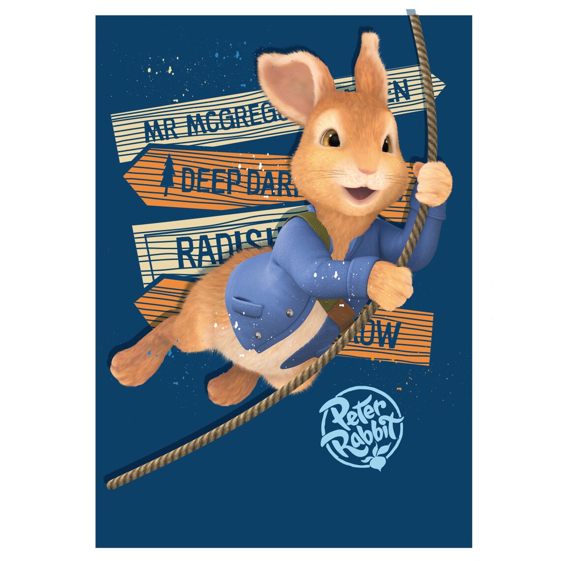 Official Peter Rabbit Rope Swing Wall Sticker Mural PRTV01 - Etsy UK