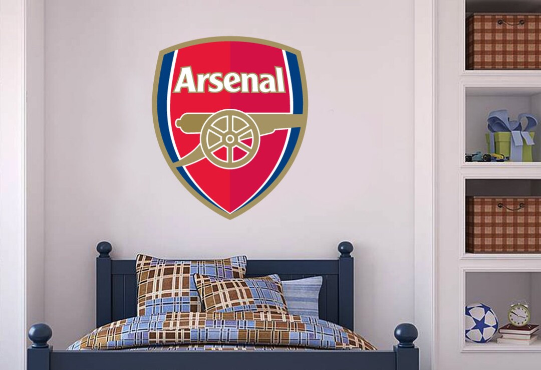 Arsenal Football Club Crest Mural Gunners Wall Sticker Set - Etsy