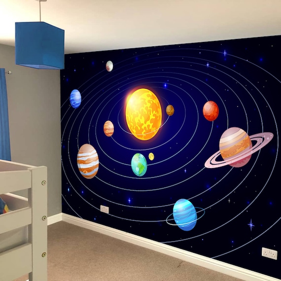 Etsy Solar System Personalised Solar System Kids Bedroom Door Sign