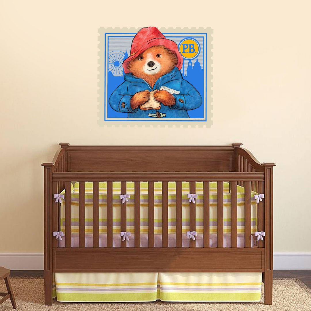 Paddington Bear Stamp Wall Sticker - Etsy
