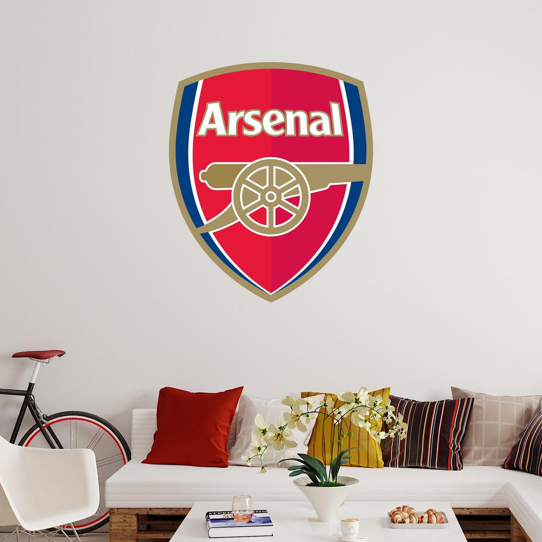 Arsenal Football Club - Crest Mural - Etsy