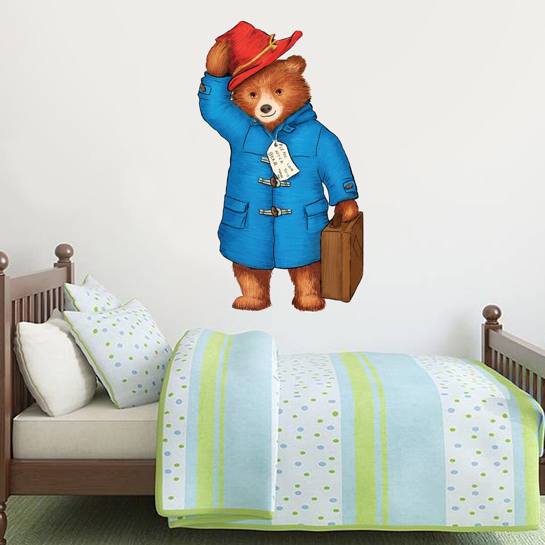 Paddington Bear Wall Sticker - Paddington 005 - Etsy