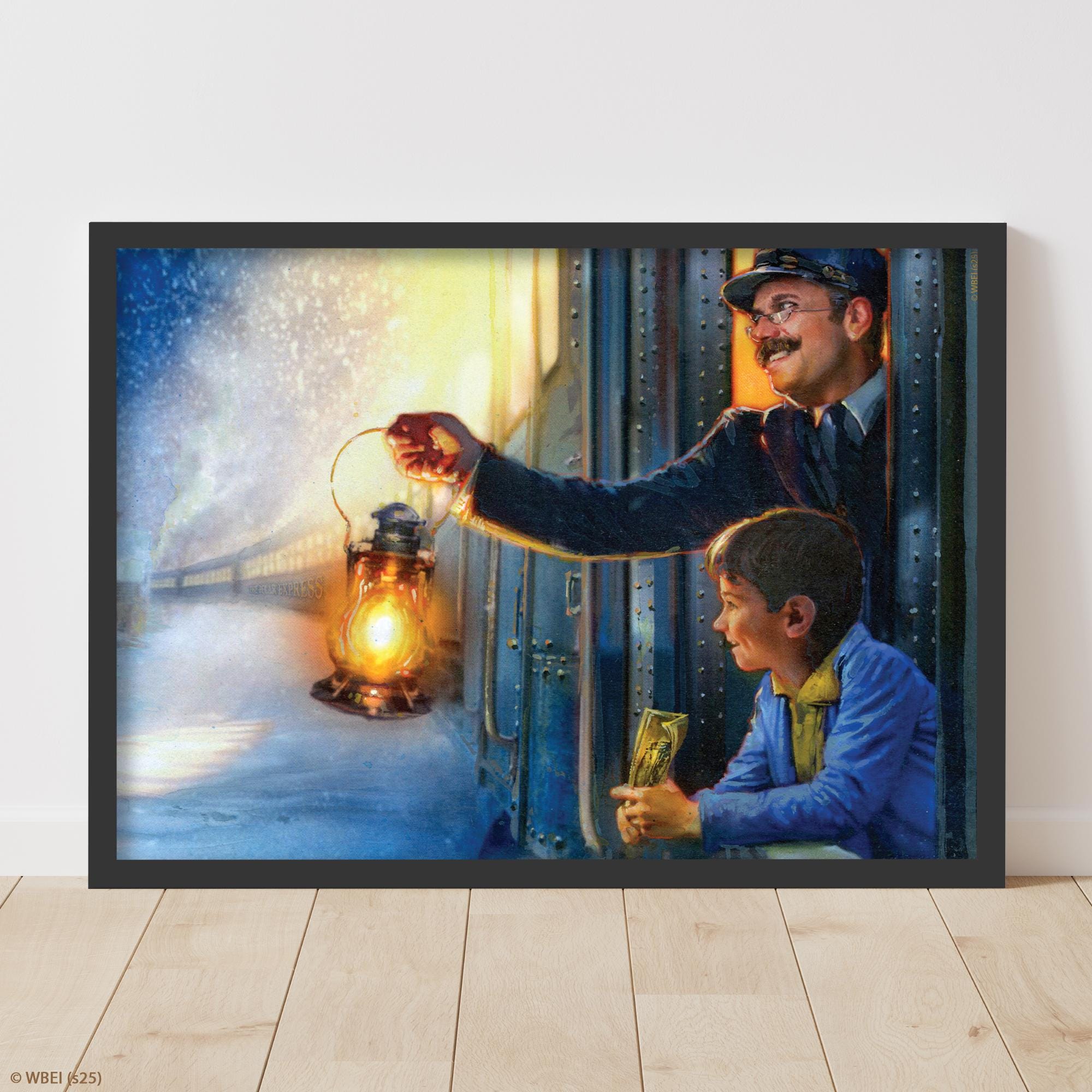 The Polar Express™ – the Conductor on the Train Poster Wall Art - Etsy