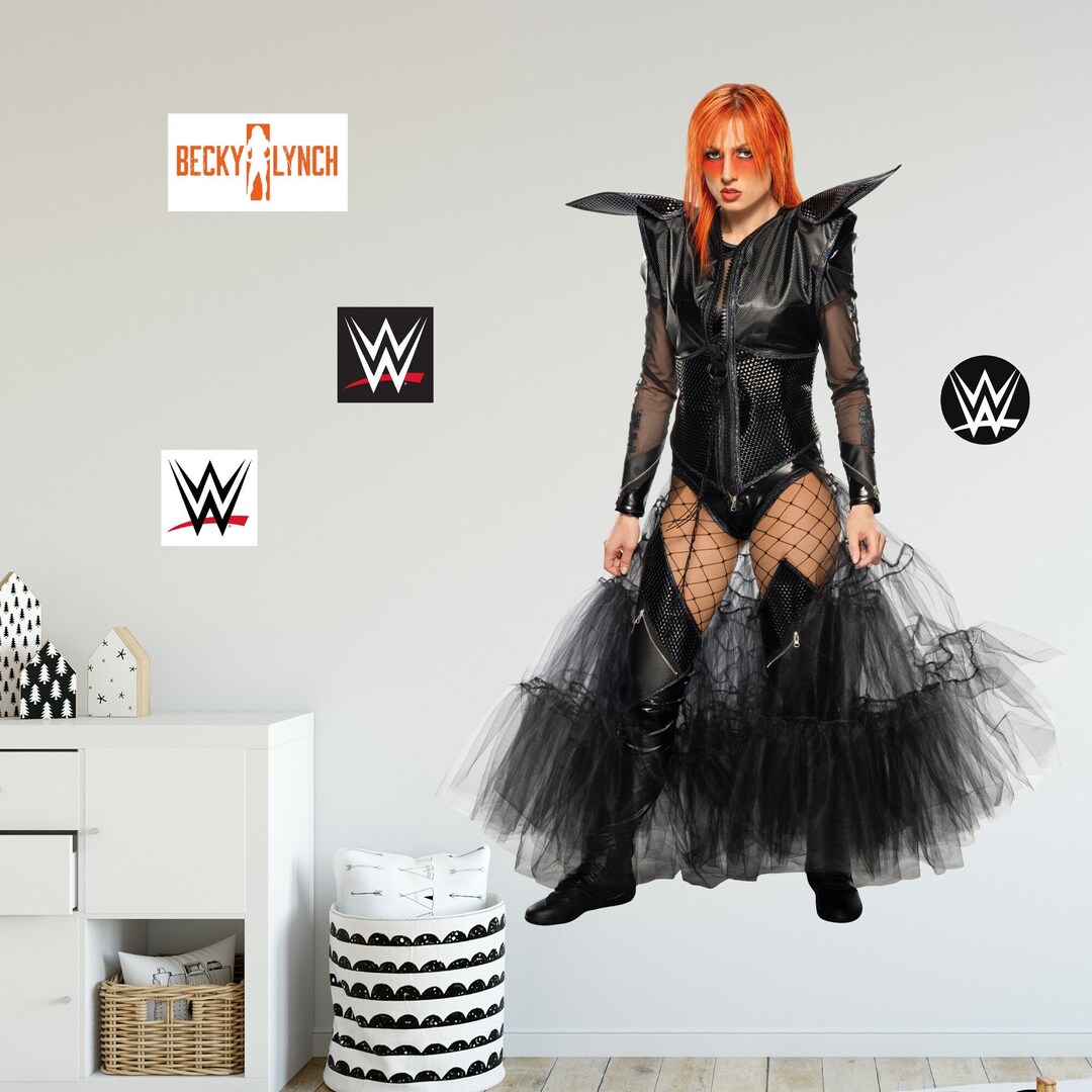 WWE Wall Sticker - Becky Lynch Cutout + Bonus Wrestling Decals - Etsy