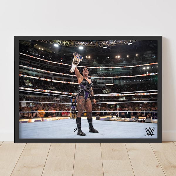 Wwe Rhea Ripley Poster - Etsy