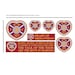 Hearts Football Club - Hearts Crest + Wall Sticker Set - Etsy UK