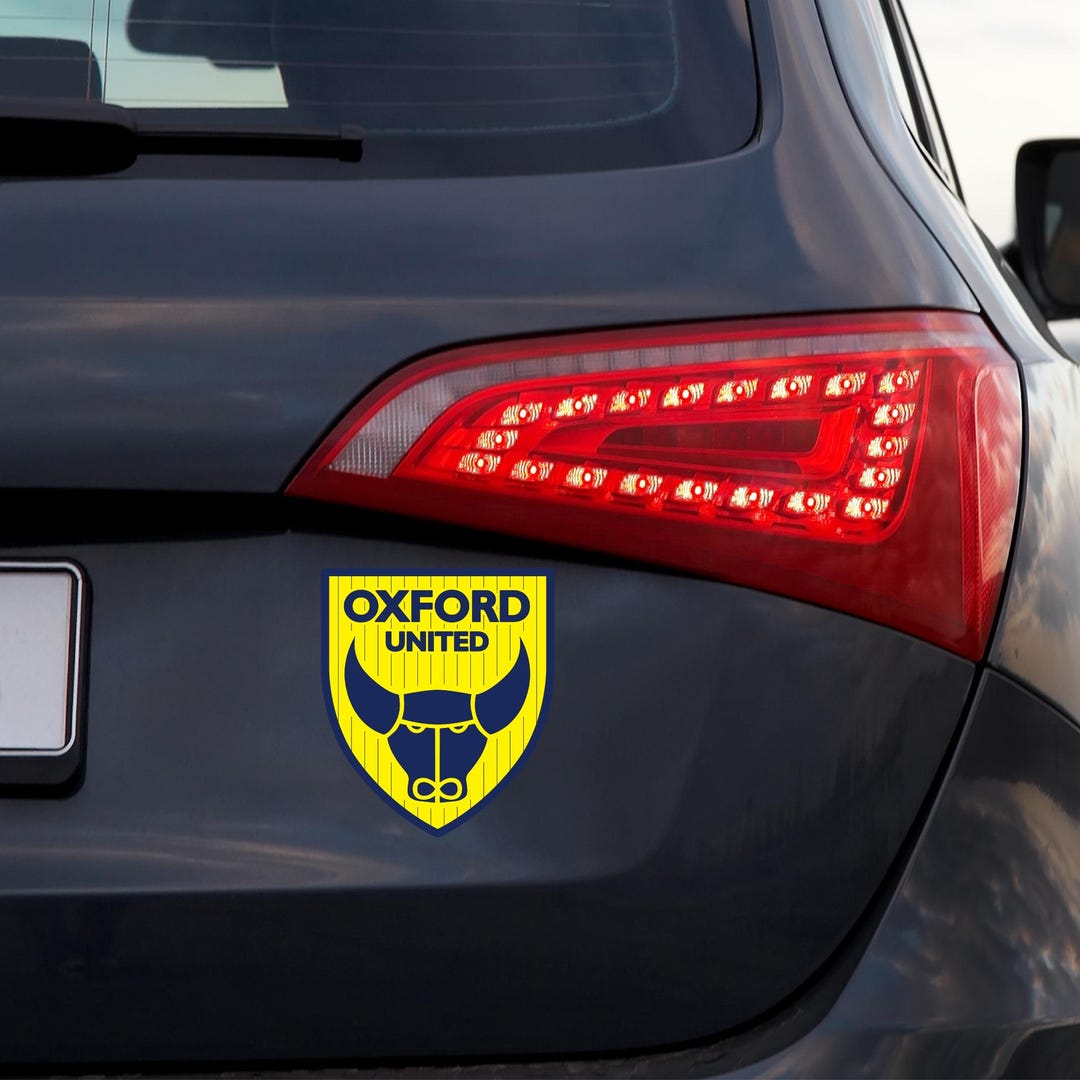 Oxford United Football Club - Car Sticker Pack - Etsy