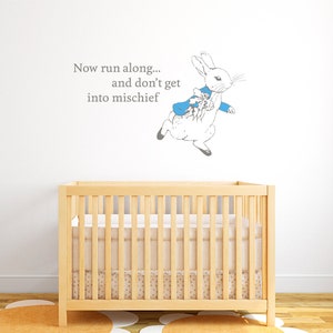 Official Peter Rabbit Run Along Wall Sticker Mural PB025 - Etsy Australia