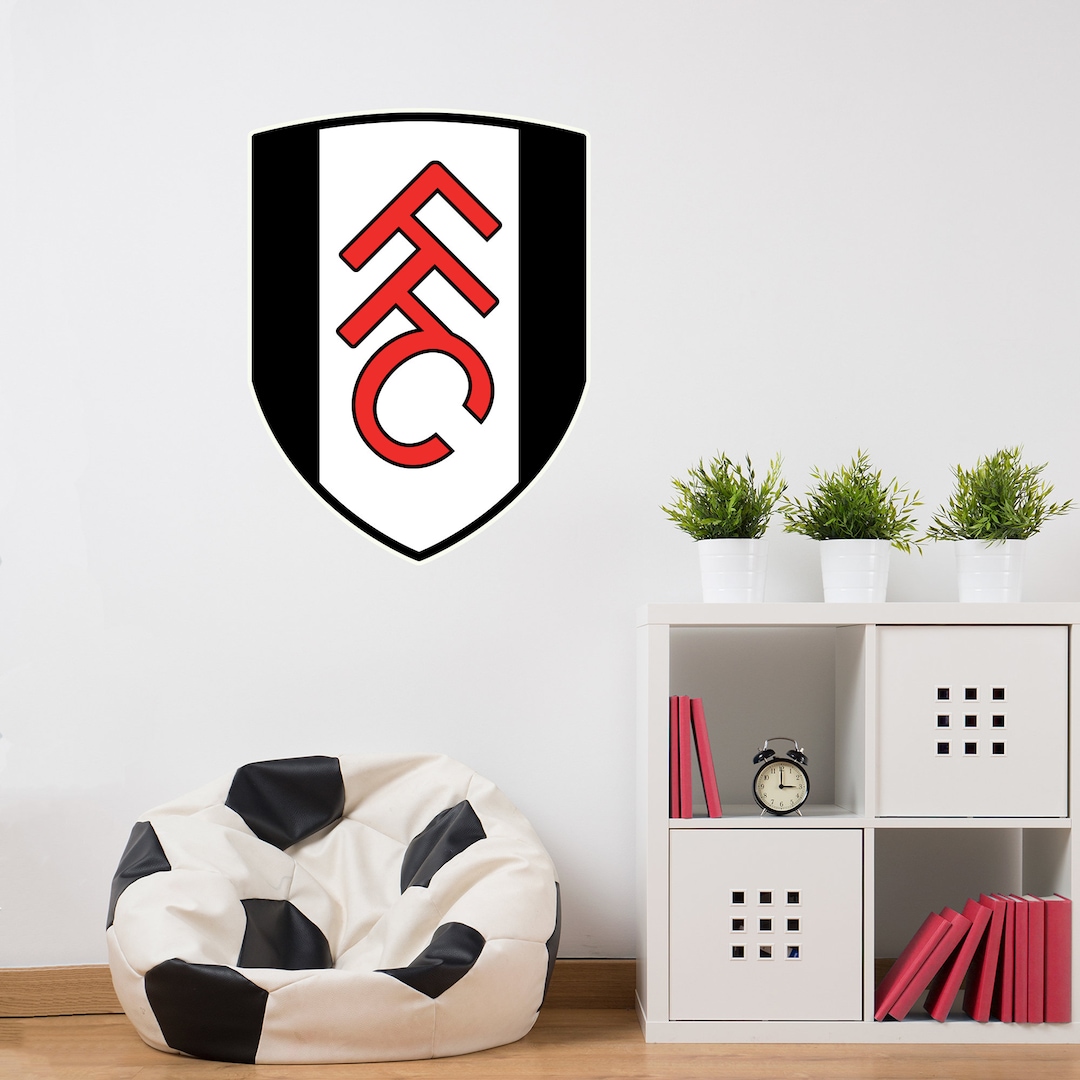 Fulham F.C. - Crest Wall Sticker Football Art - Etsy