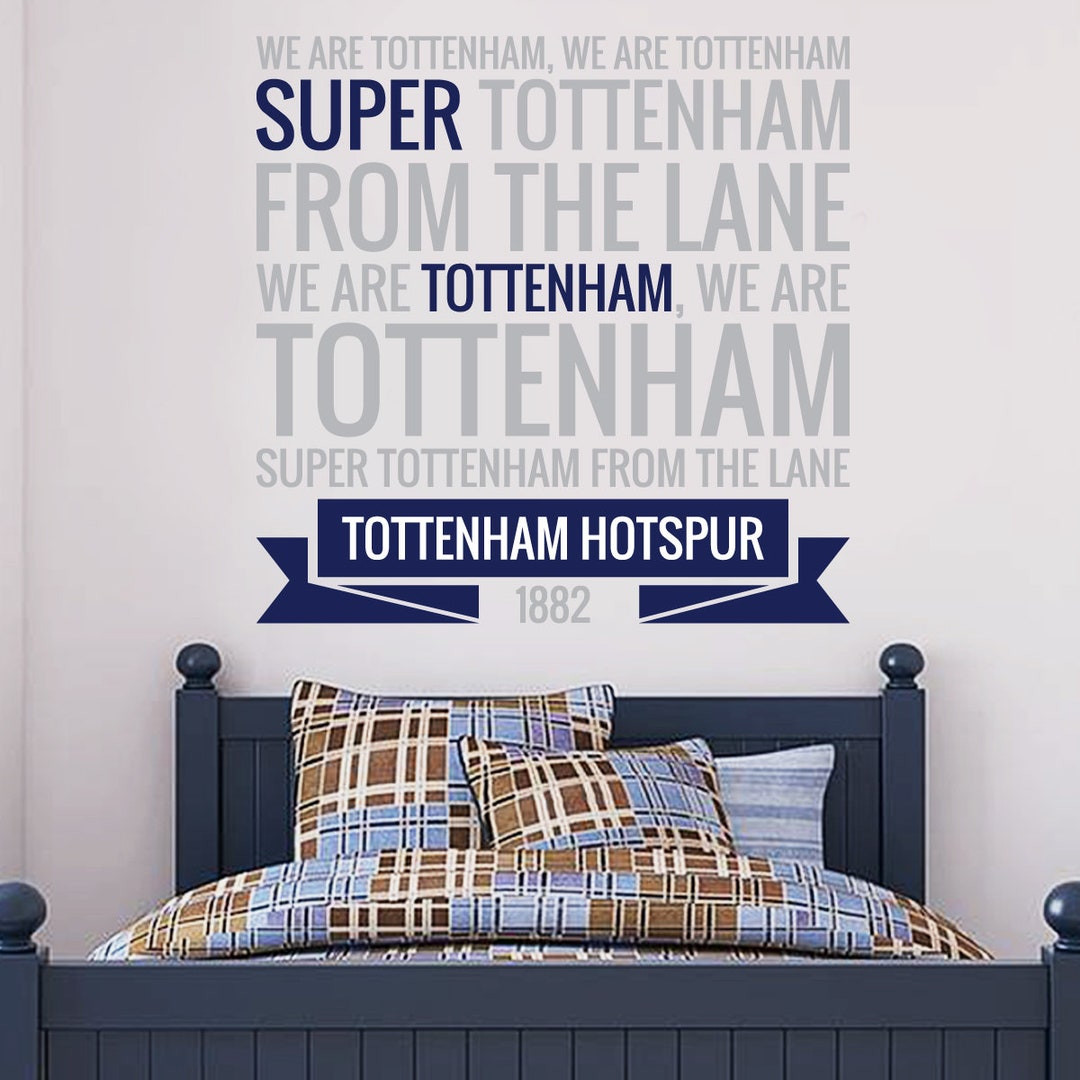 Tottenham Hotspur Football Club - 'super Tottenham' Spurs Song Wall ...