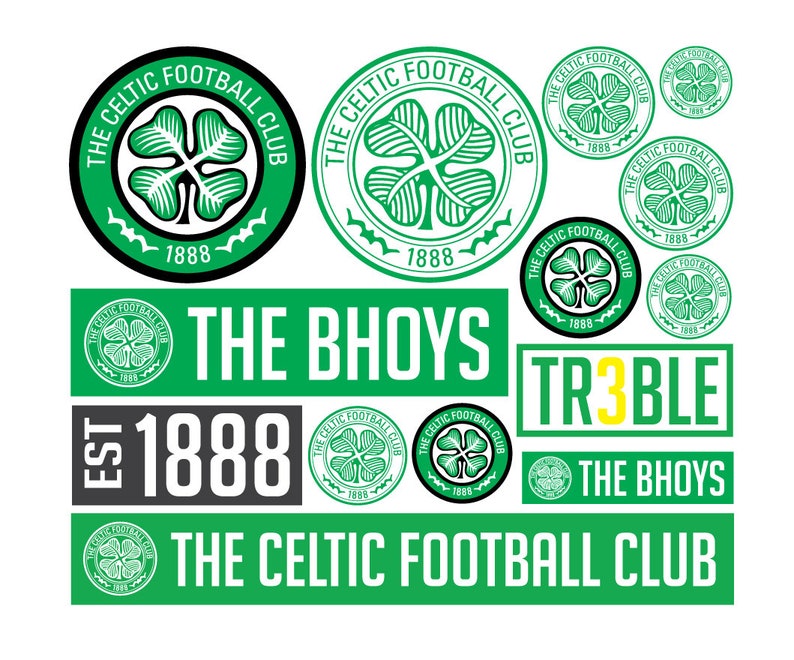 Celtic Football Club Crest & Celts Song Celtic Wall Sticker - Etsy UK