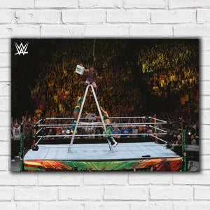 WWE Print - MITB Iyo Sky Win Poster Wrestling Wall Art - Etsy