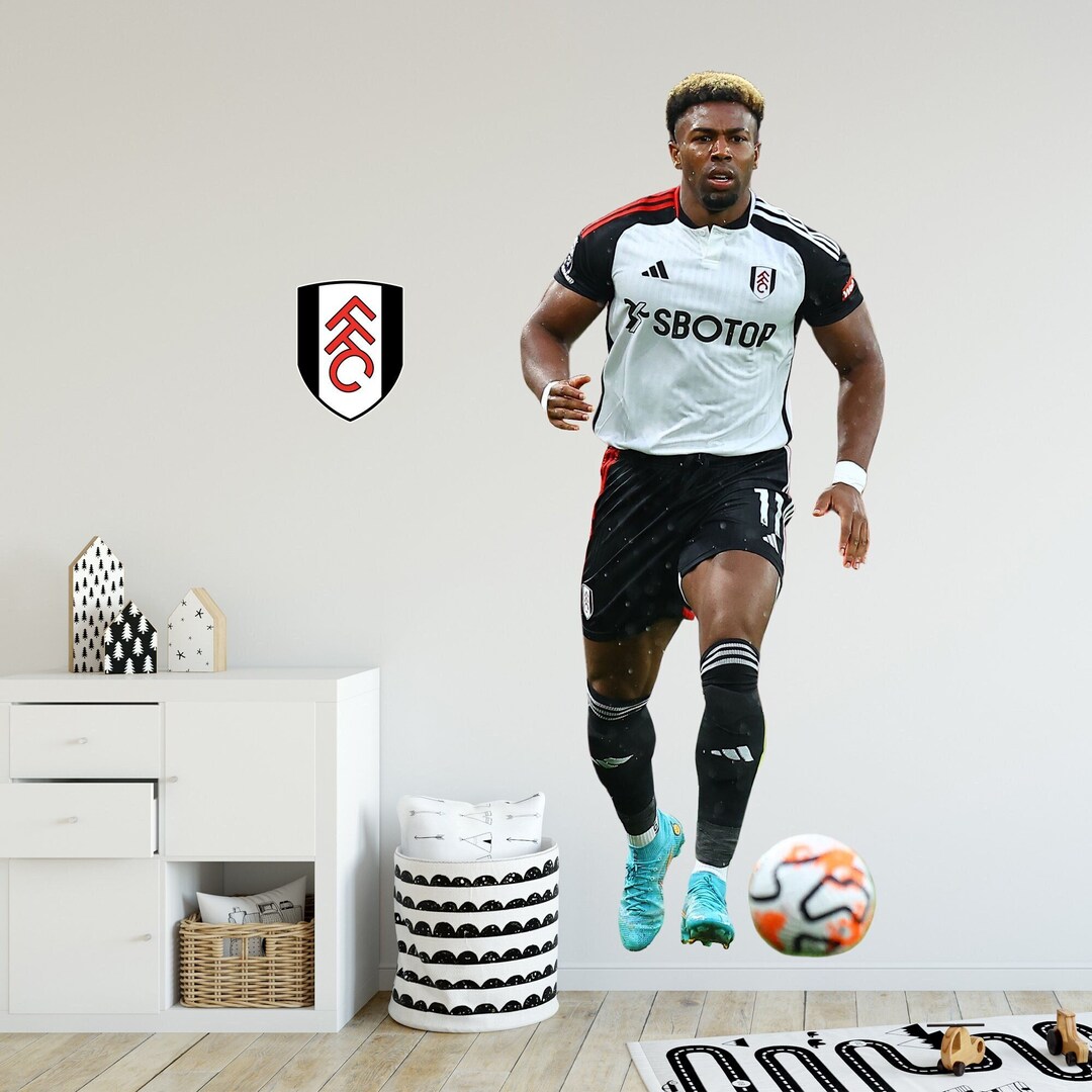 Fulham FC Wall Sticker Adama 23-24 Action Player FFC - Etsy