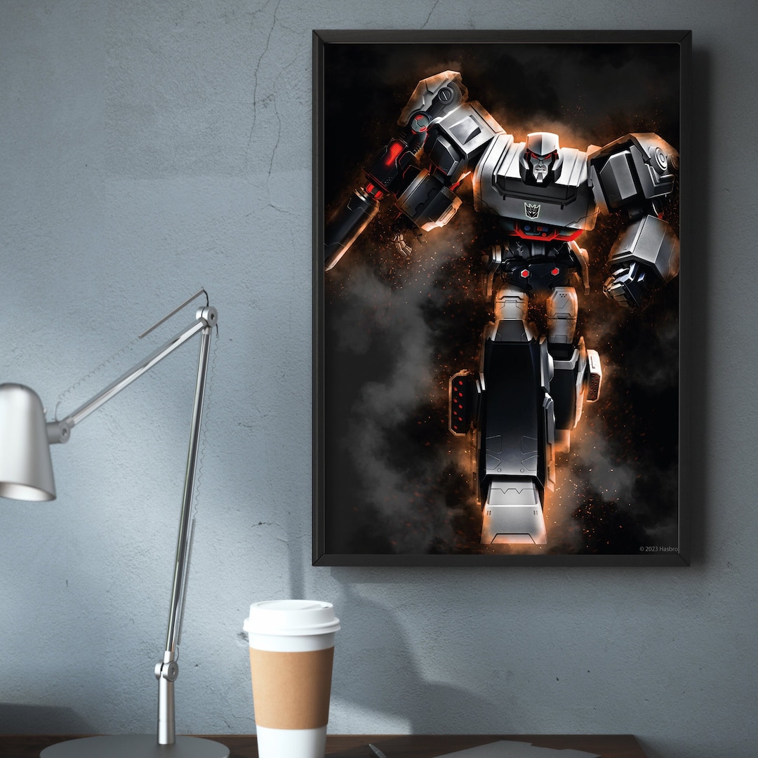 Transformers Print Transformers Megatron Fog Wall Art Poster - Etsy