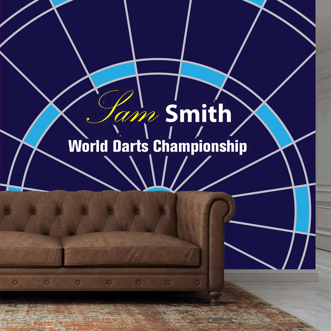 Darts Full Wall Mural Personalised Name Wall Art - Etsy