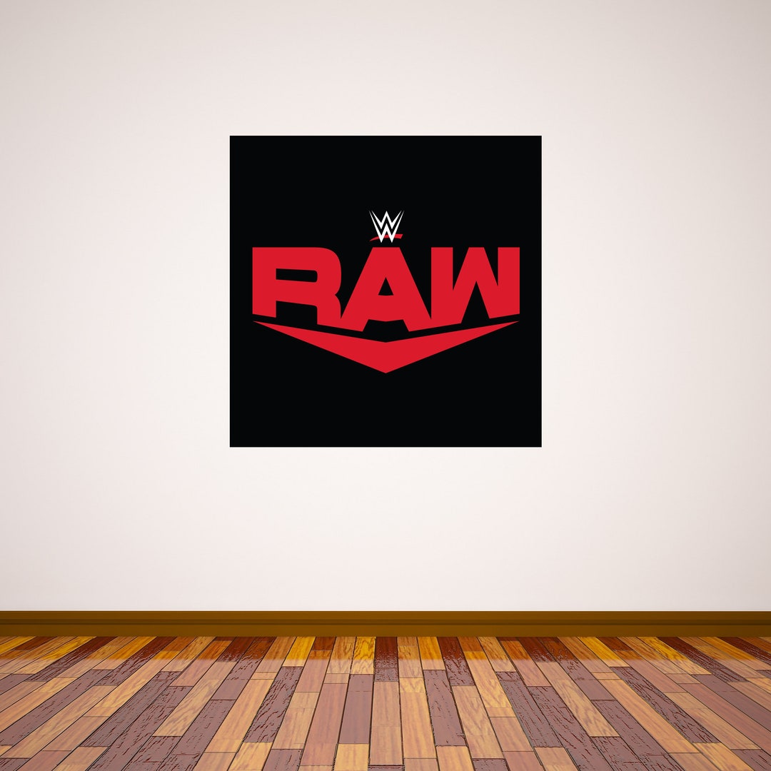 WWE Wall Sticker - Raw Logo - Etsy