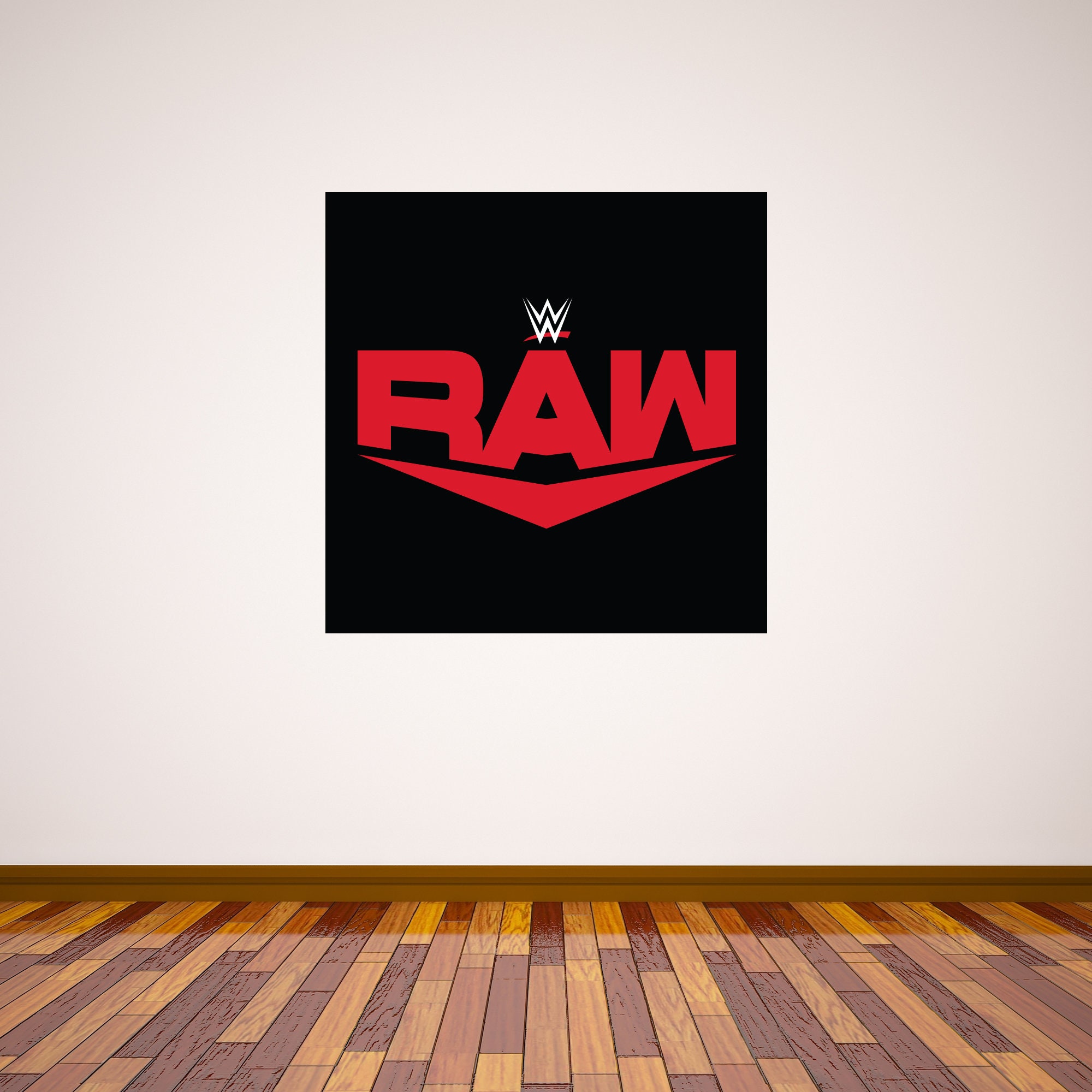 WWE Wall Sticker - Raw Logo - Etsy