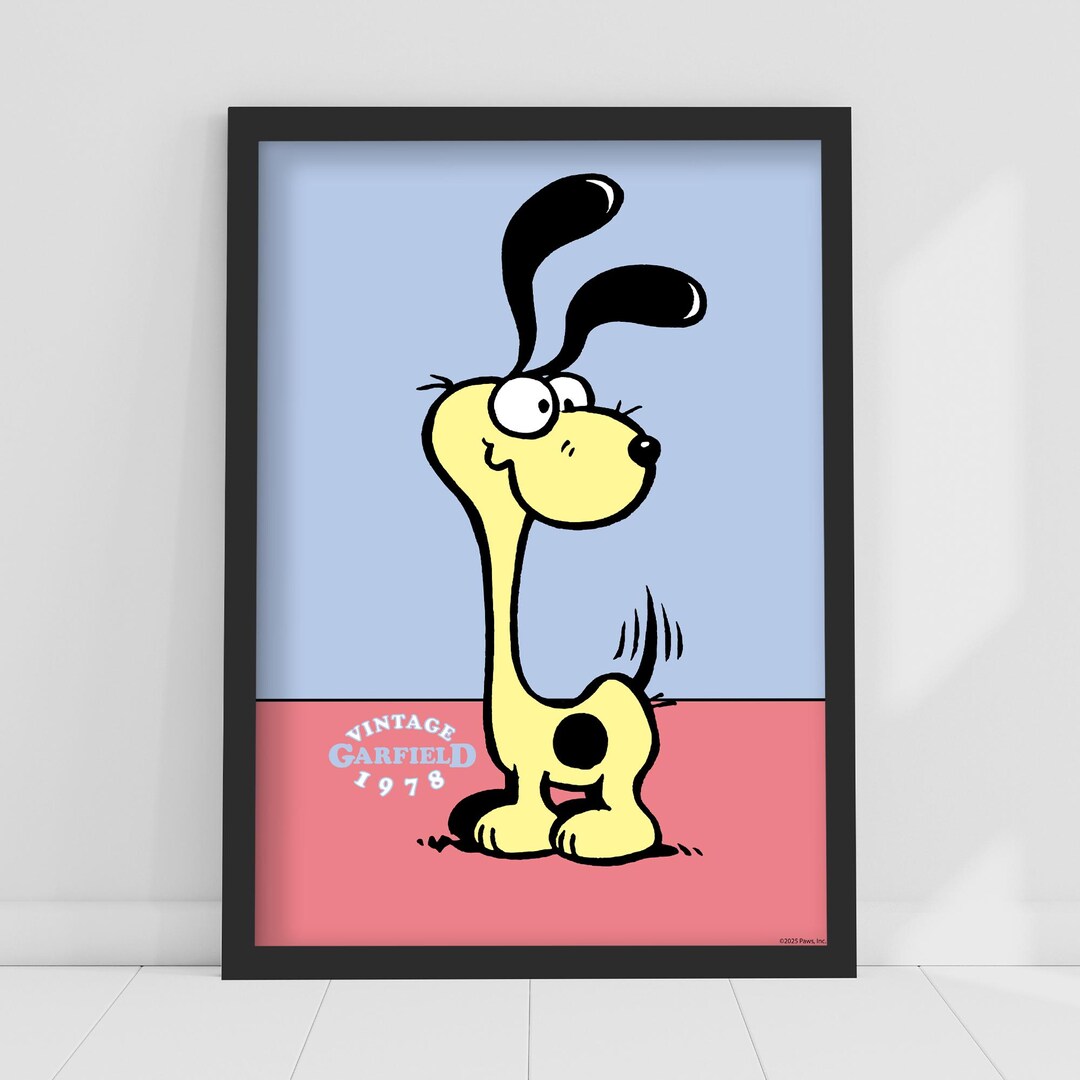 Garfield Print – Odie Poster Wall Art - Etsy