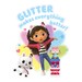 Gabby's Dollhouse Wall Sticker - Gabby and Friends Glitter Graphic Wall ...