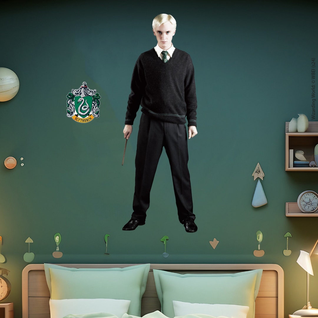HARRY POTTER Wall Sticker – Draco Malfoy Cut Out Wall Decal Wizarding ...