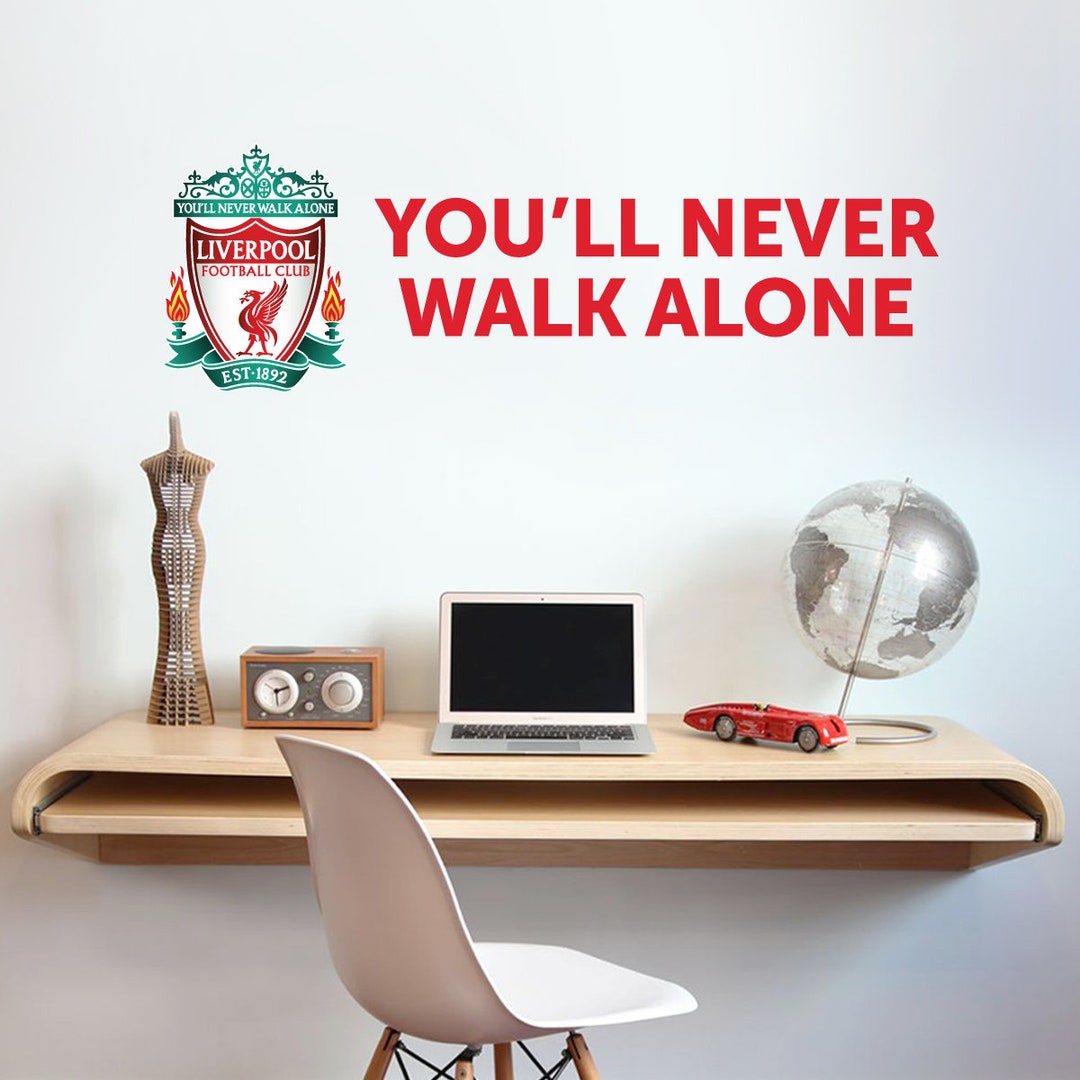 Liverpool Football Club - Crest 'you'll Never Walk Alone' Quote Wall ...