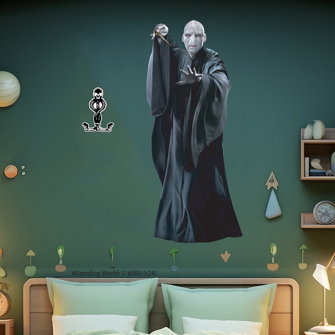 HARRY POTTER Wall Sticker Voldemort Cut Out Wall Decal Wizarding World ...