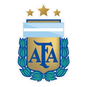 Argentina Football Club - AFA Crest Wall Sticker - Etsy