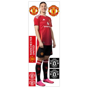 Manchester United FC Wall Sticker - Blundell 24/25 Player + MUFC Decals ...