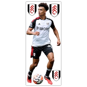 Fulham FC Wall Sticker Robinson 23-24 Action Player FFC - Etsy