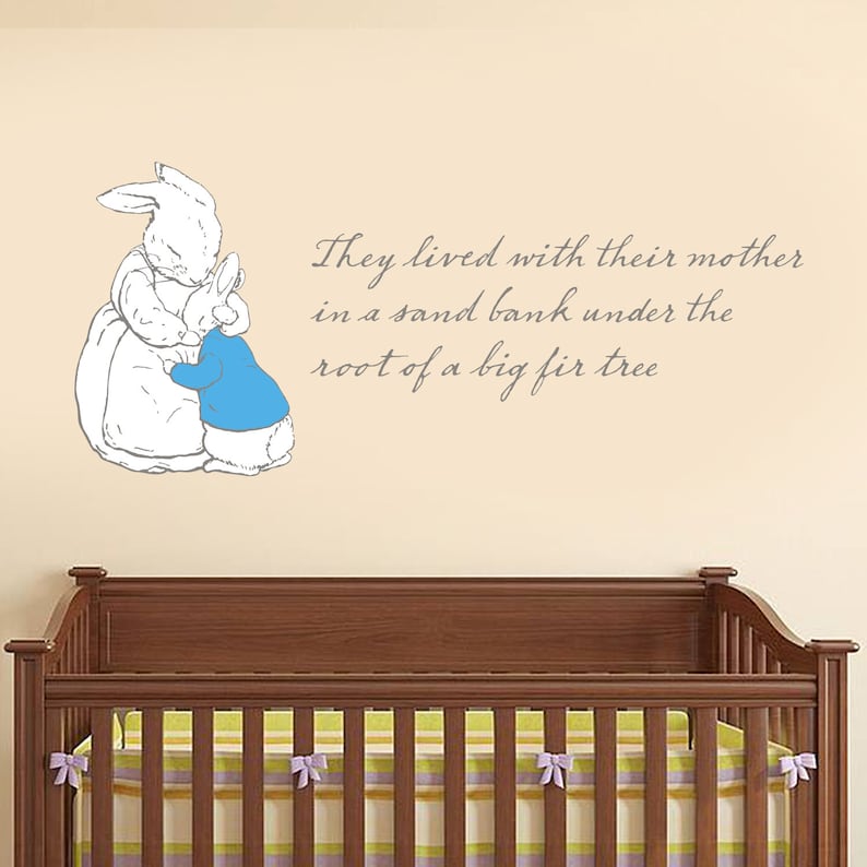 Official Peter Rabbit Under the Root of A Big Fir Tree Wall - Etsy