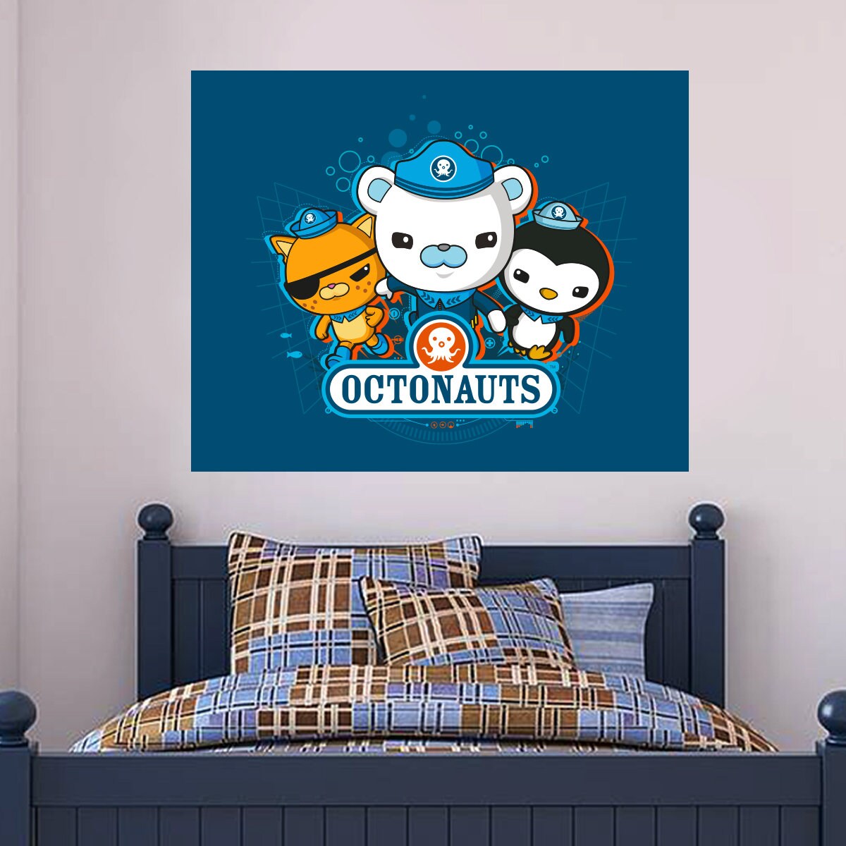 Official Octonauts 3 Characters Wall Sticker Mural - Vinyl Decal OCT012 ...