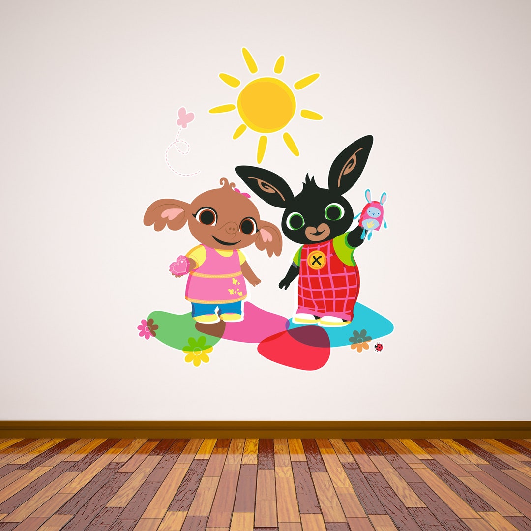 Bing Bing y Sula Playing Wall Sticker Decal Art Vinyl Mural - Etsy España