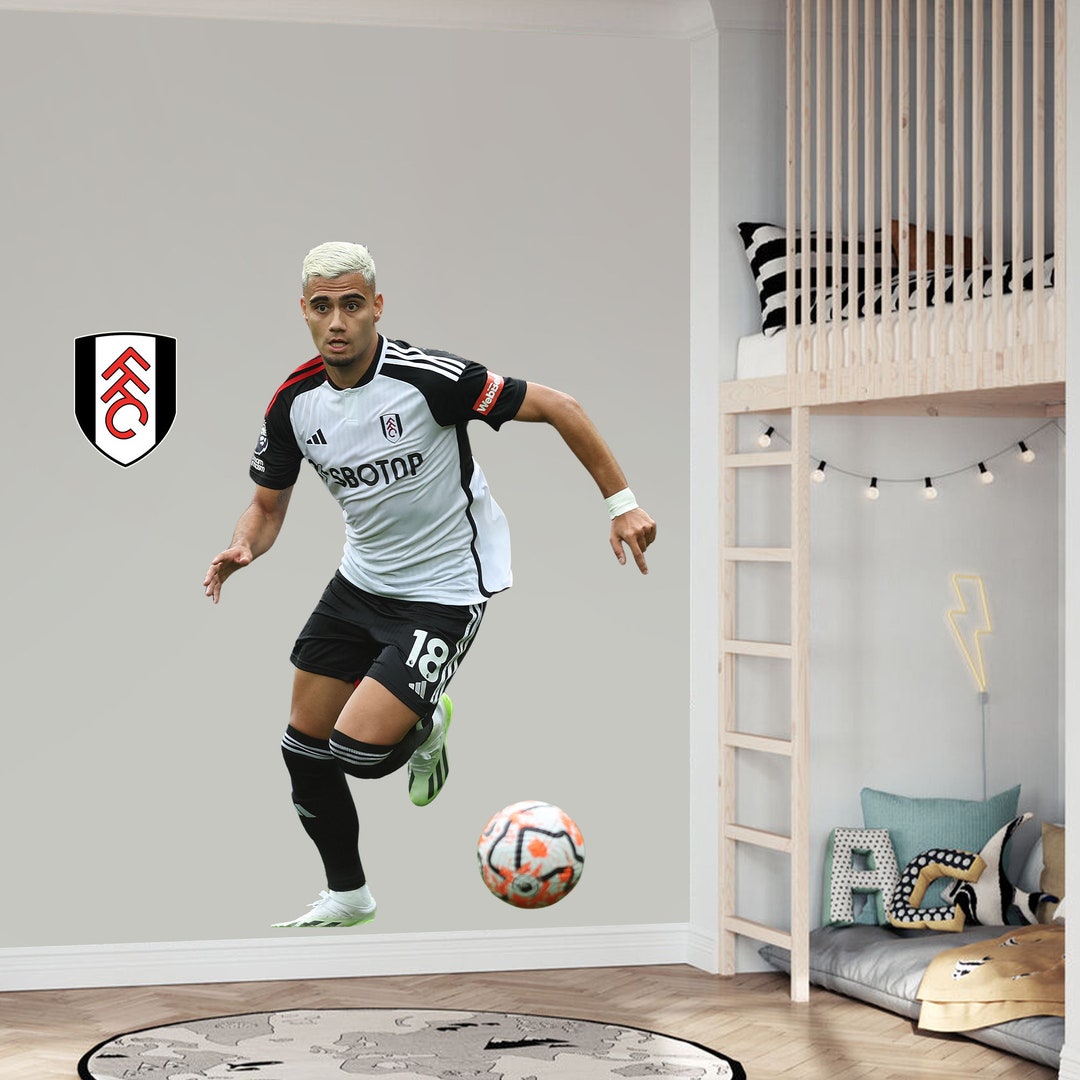 Fulham FC Wall Sticker Andreas 23-24 Action Player FFC - Etsy