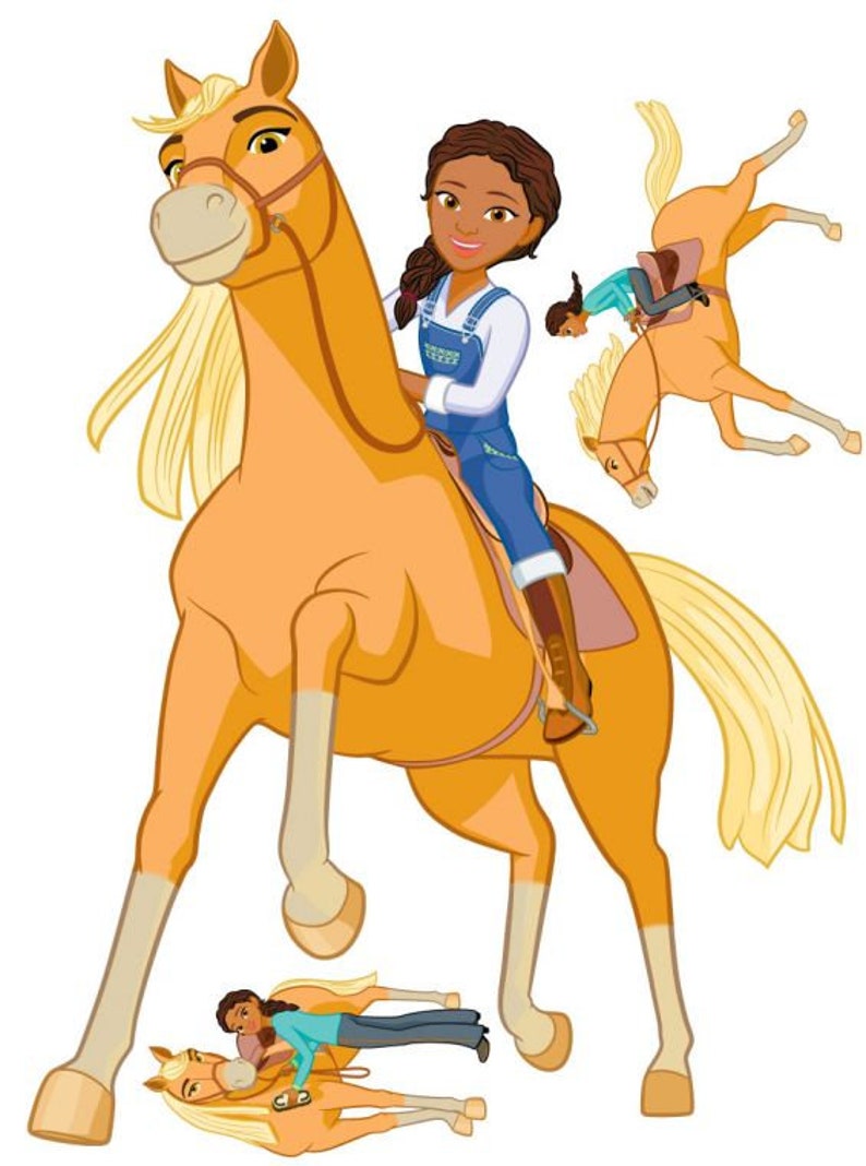 Spirit Riding Free - Pru & Chica Linda Wall Sticker Set - Etsy