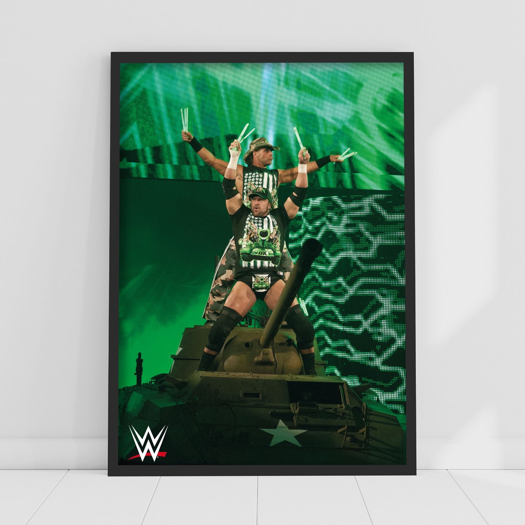 WWE Print - DX Tank Poster Wrestling Wall Art - Etsy
